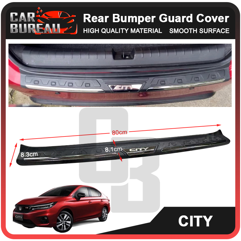 Honda City GN 2021-2022 Rear Bumper Guard Cover / Rear Step Sill Guard ...
