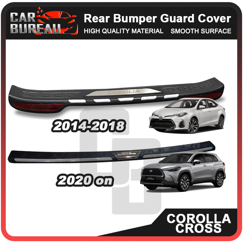 Toyota Corolla Cross 2014 - 2018 | 2020 Rear Bumper Guard Cover / Rear ...