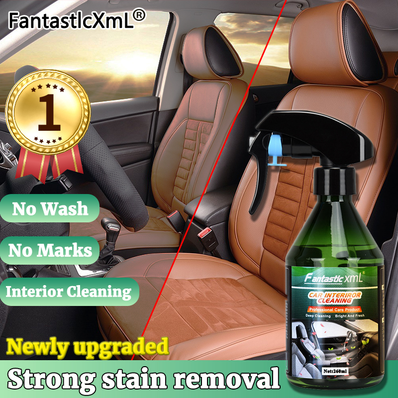 260ml Car Interior Cleaner Car cleaner Suitable for panels leather seats headliners dashboards ...