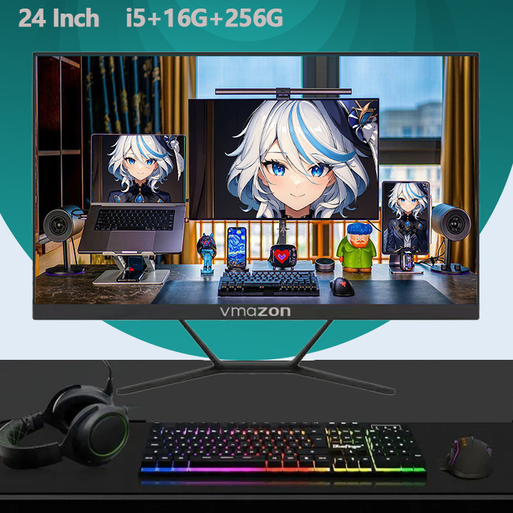 All-in-One PC i5 CPU 16GB RAM 256GB SSD Complimentary Keyboard Mouse ...