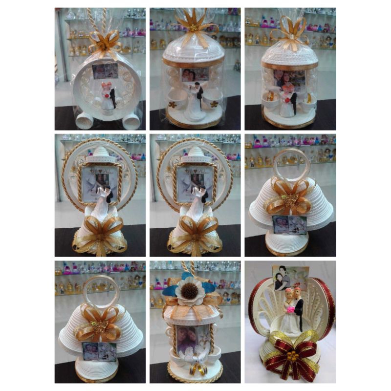 CUSTOMIZED WEDDING SOUVENIR WITH COMPLETE PACKAGING PLASTIC | Shopee ...