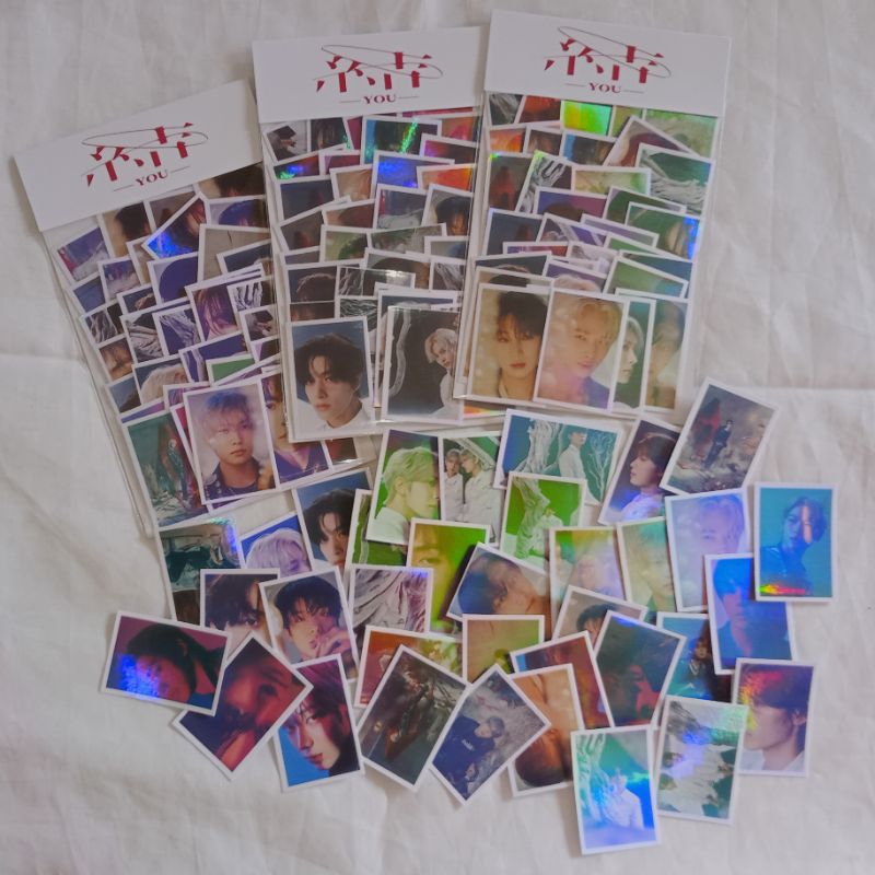 35Pieces/Set EN 'YOU' Holographic Sticker Pack Journaling Scrapbook ...