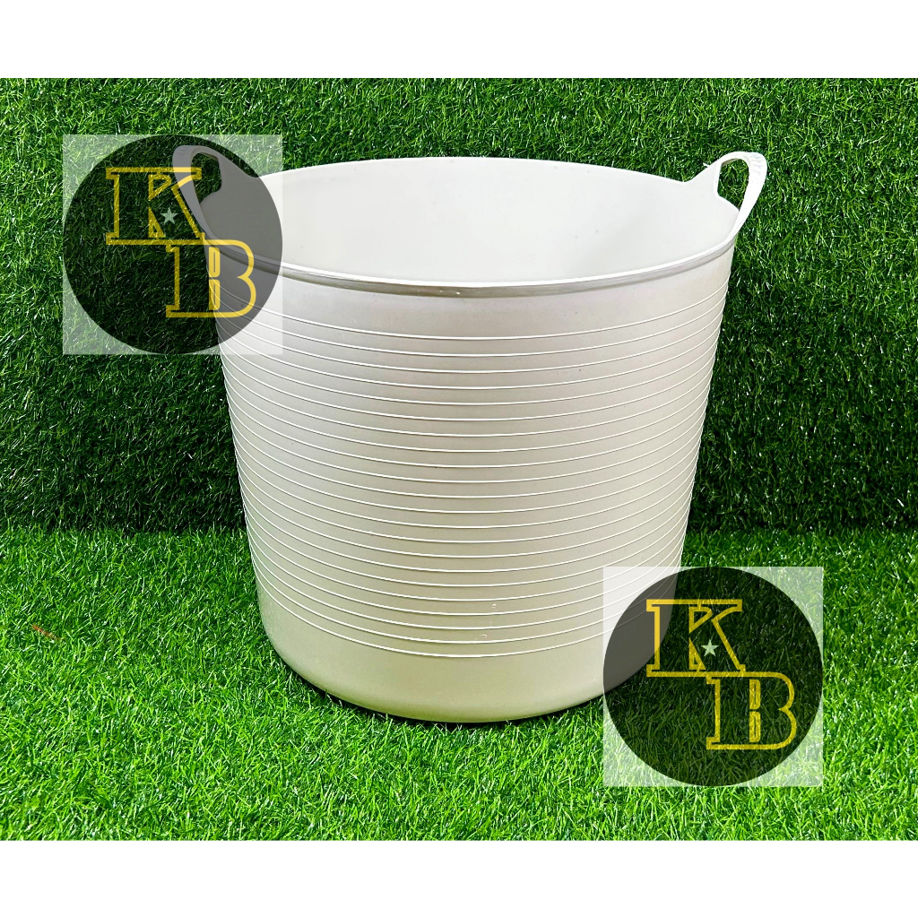 9390 LARGE LAUNDRY BASKET PAIL AESTHETIC MODERN STYLE MULTIPURPOSE WITH ...