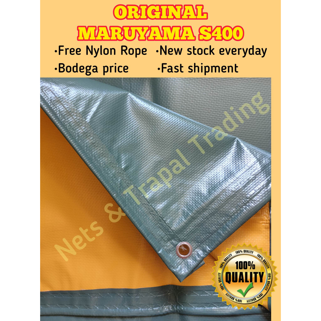 (6x12 feet) S400 MARUYAMA TRAPAL HEAVY DUTY LONA TRAPAL TOLDA TARP ...