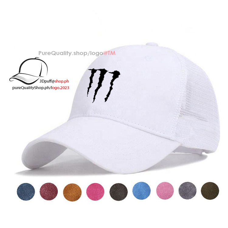 3D MONSTER BASEBALL CAP FOR MEN AND WOMEN (WHITE) | Shopee Philippines
