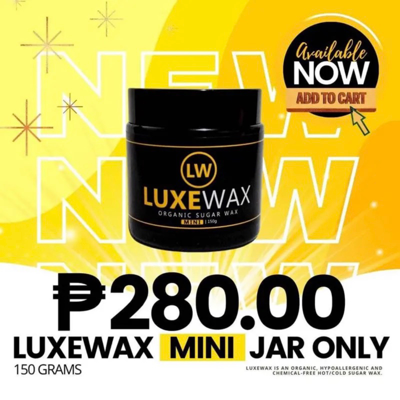 LUXE WAX ORGANIC SUGAR WAX | Sunflower oil | Shopee Philippines