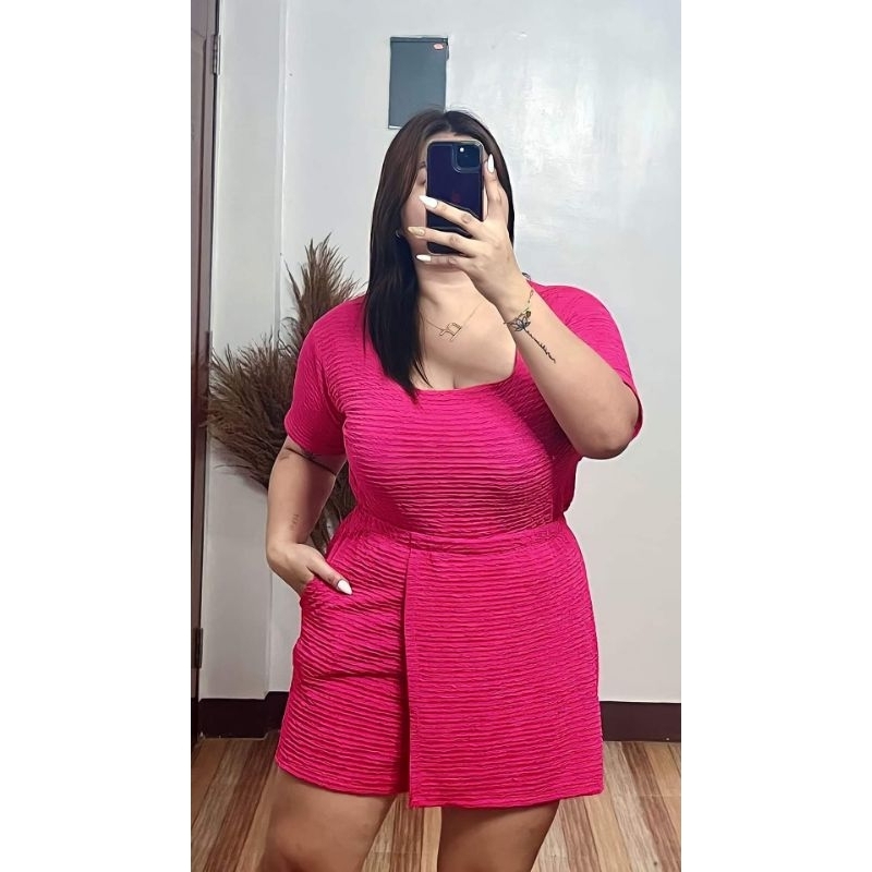 Plus Size Terno Skort Xl-3XL body frame | Shopee Philippines