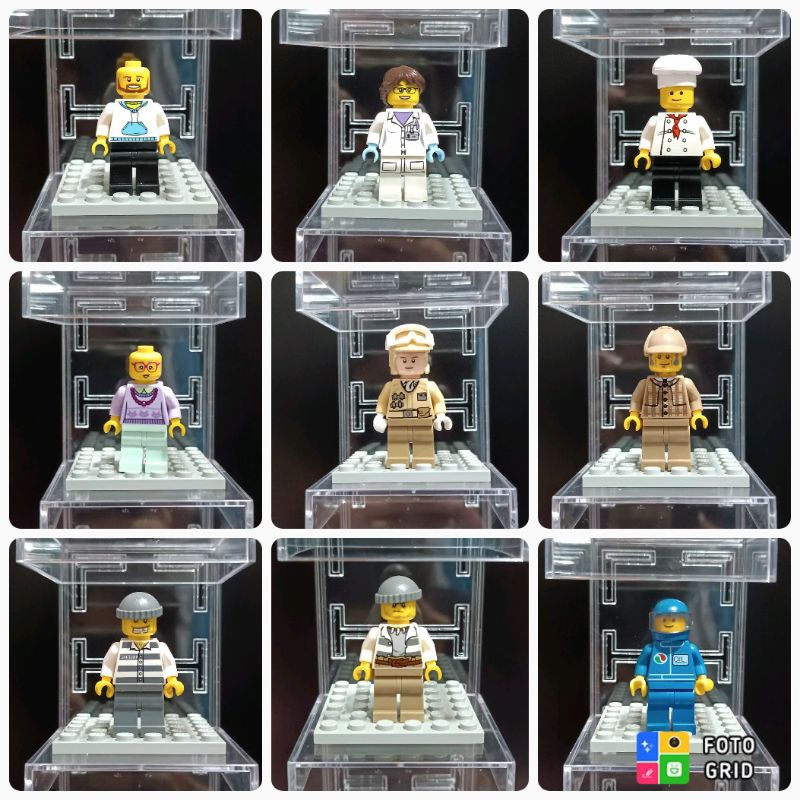 LEGO Minifigures - (Spaceman, Swat, businessman, Forman, Construction ...