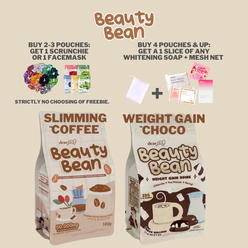 Dear Face | Beauty Bean (Premium Korean Mocha & Choco Mallows) | Shopee ...