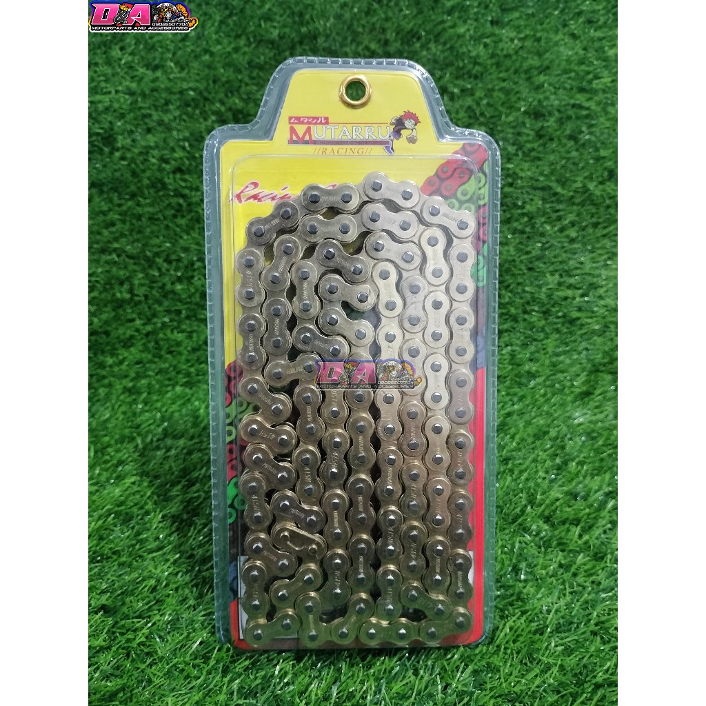 Motorcycle Chain Color 428H -130L/415-130L (Made in Thailand) | Shopee ...