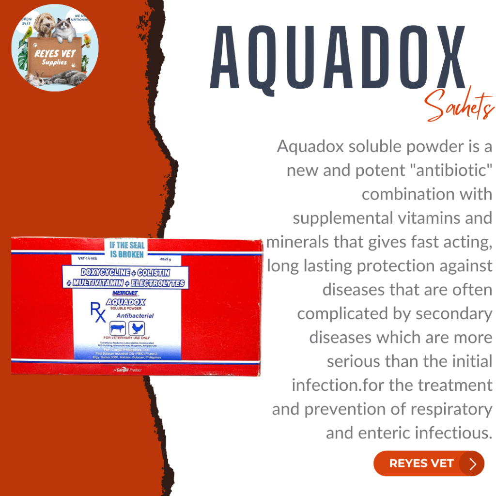 [VET SUPPORT] METROVET AQUADOX SOLUBLE POWDER PARA SA BABOY: PIGS ...
