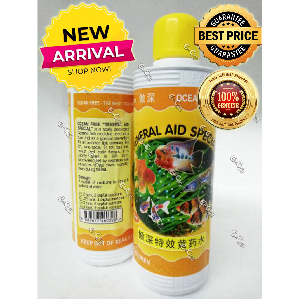 Ocean-Free (Yellow Bottle) General Aid Special 240ml for All Tropical ...