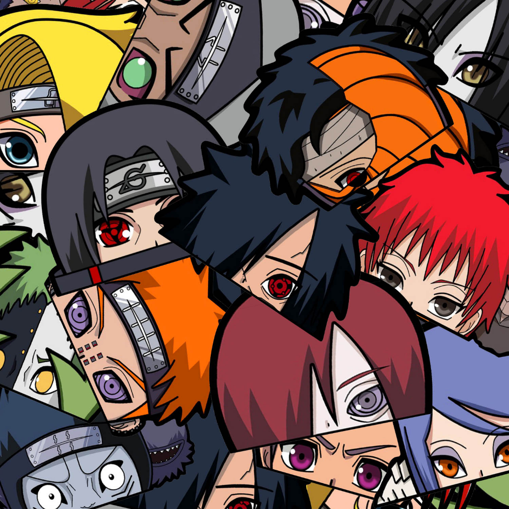 Naruto Shipuden #2 | Akatsuki | Vinyl Peeker Sticker | Waterproof ...