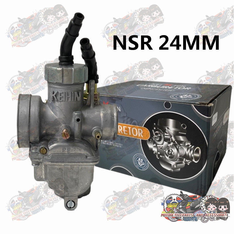 LJ Motorcycle 24MM Carburetor Carb Assy NSR 24mm Round Type | Shopee ...