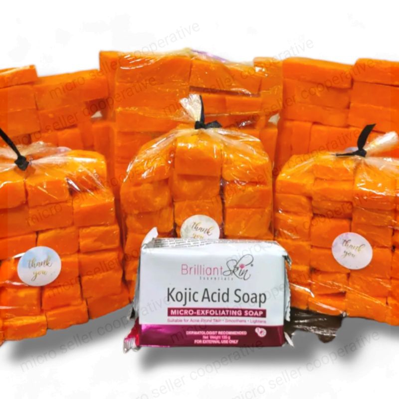 brilliant Kojic acid soap original scrap set 1 kilo | Shopee Philippines