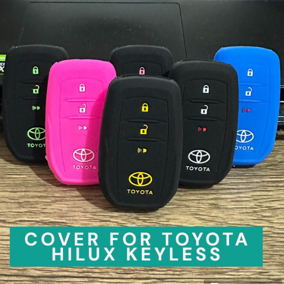 Silicone Car Key Cover for Toyota Hilux Conquest / Toyota Land Cruiser ...