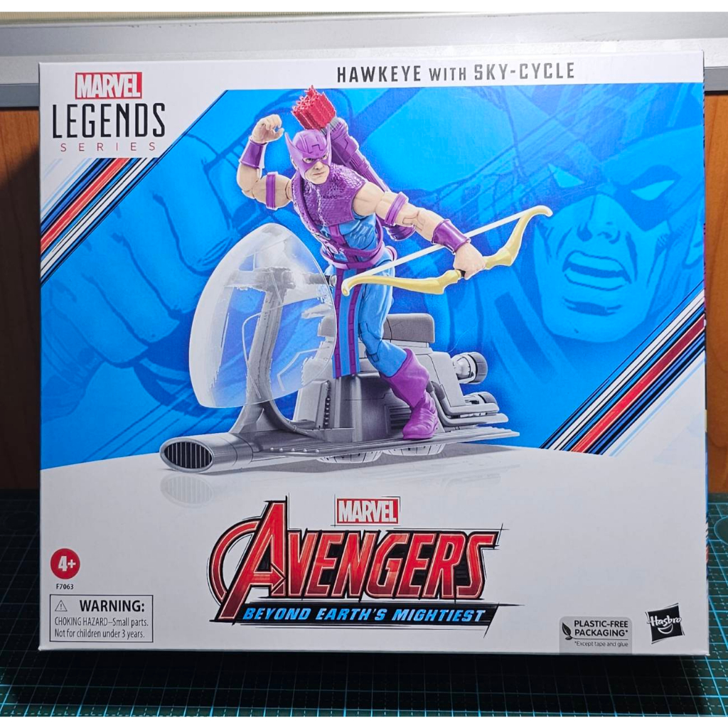 Marvel Legends 6" Hawkeye with Sky-Cycle Hawk Eye Avengers Beyond Earth ...