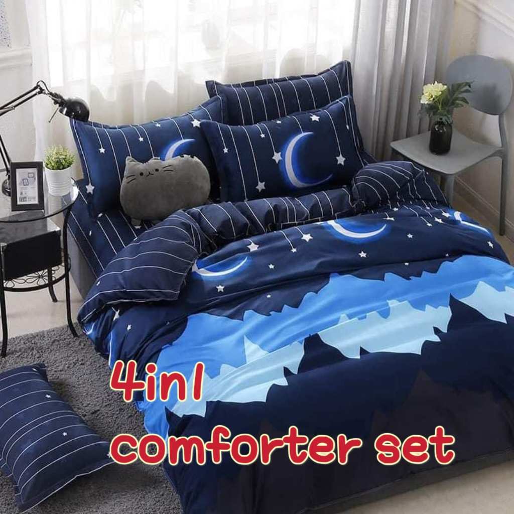 4in1 set comforter, goog quality US cotton ,single,double,queen king ...