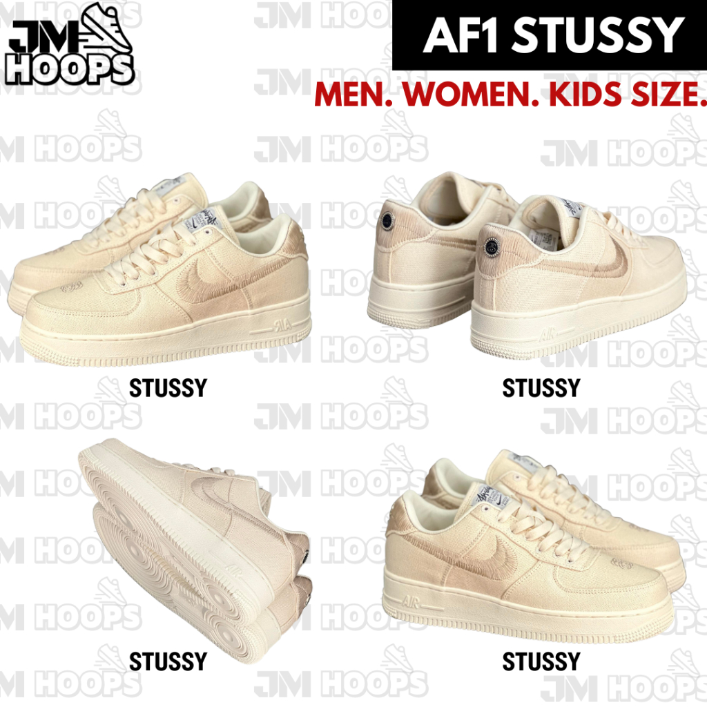 AF1 Stussy With Free Nike Socks by JM HOOPS | Shopee Philippines