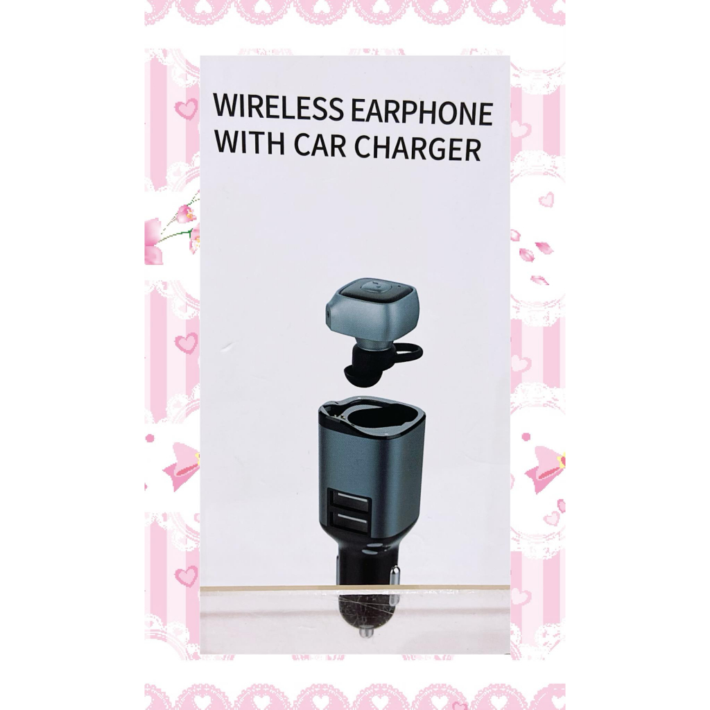 ️ WIRELESS EARPHONE WITH CAR CHARGER ️by Miniso | Shopee Philippines