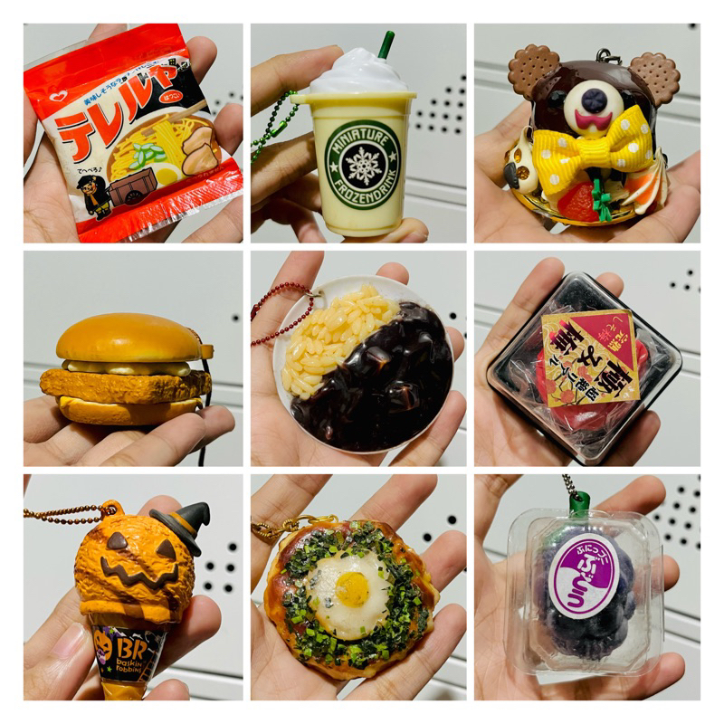 Authentic Food Keychains/Erasers/Squishies from Japan | Shopee Philippines