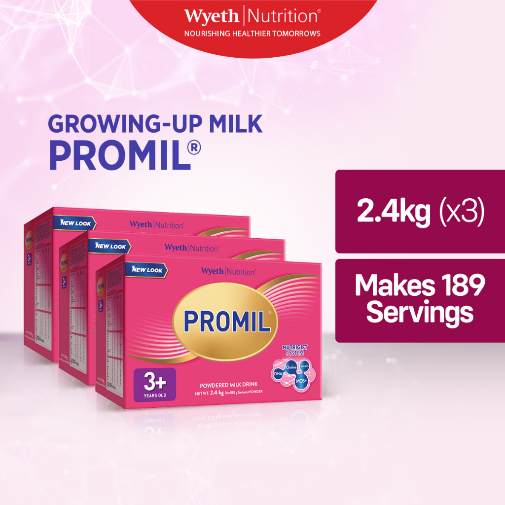 PROMIL FOUR Powdered Milk Drink for Over 3 Years Old 7.2kg (2.4kg ...