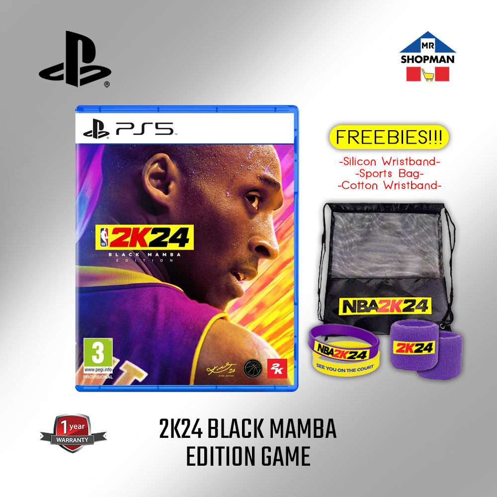 PlayStation PS5 NBA 2k24 Black Mamba Edition Game | Shopee Philippines