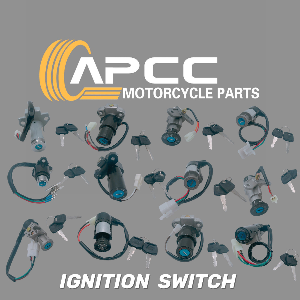 MOTORCYCLE IGNITION SWITCH XRM TMX MIO RUSI-TC125 WAVE125 RS100 CT100 ...
