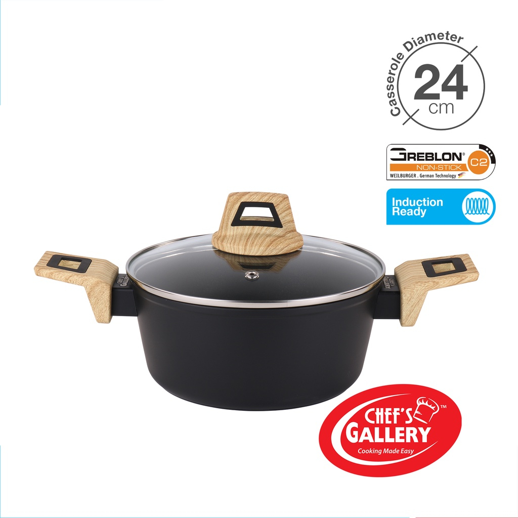 Chef's Gallery Country Gourmet Casserole With Free Felt Pad 24cm ...