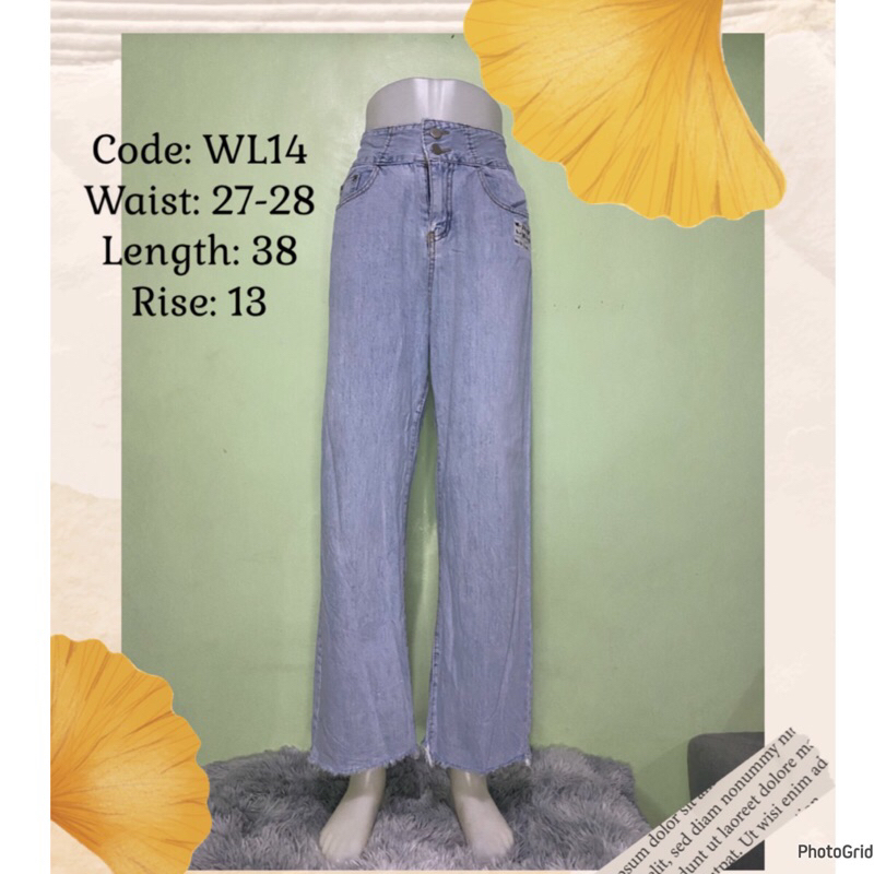 WIDELEG PANTS, FLARE PANTS, STRAIGHT CUT PANTS (preloved) | Shopee ...