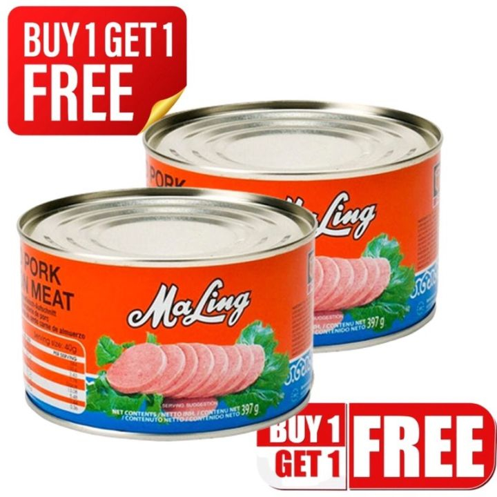 MA LING PORK LUNCHEON MEAT BUY 1 TAKE 1- 100% Original | Shopee Philippines