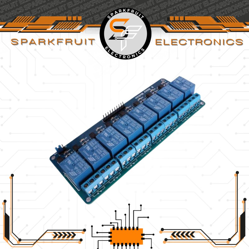 8-Channel 5V Relay Module | Shopee Philippines