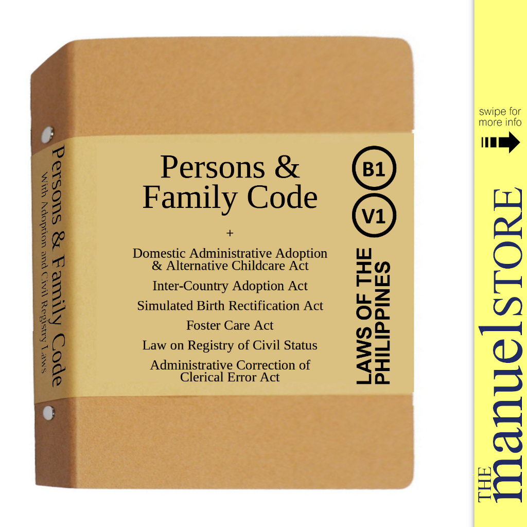 Codal Notebook (2023) - Persons, Family Code of the Philippines - Civil ...