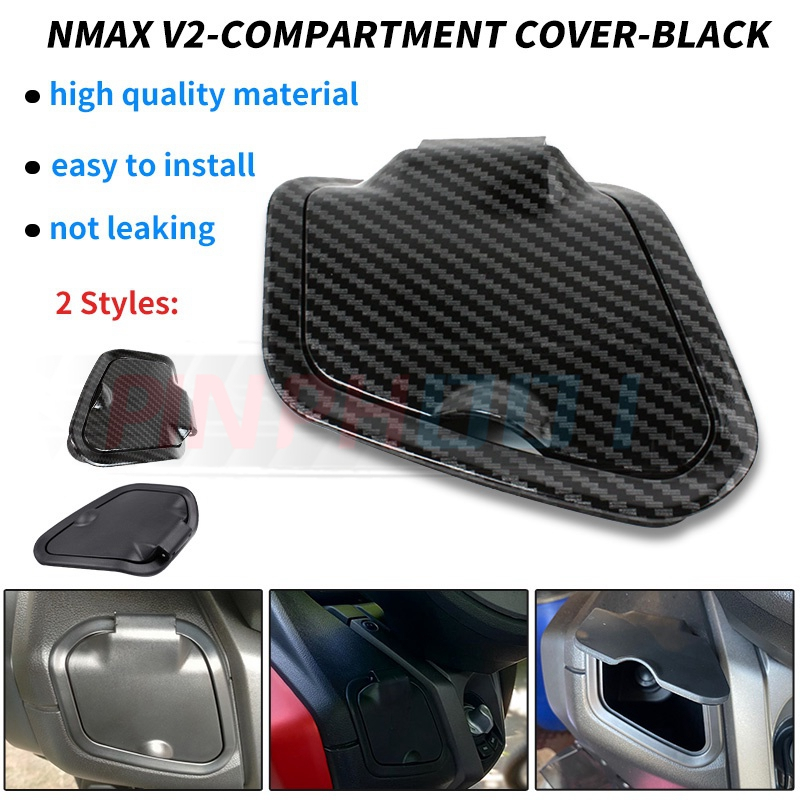 Motorcycle NMAX V2 Volt Compartment Cover NMAX 2020 Side Pocket Cover ...