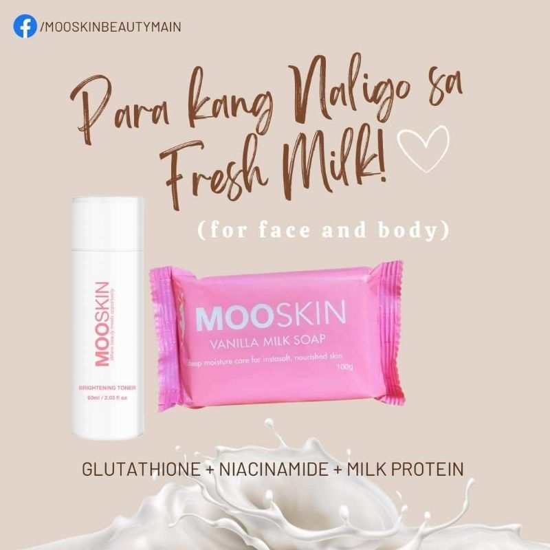 MOOSKIN Milky Beauty soap 90g (90g) | Shopee Philippines