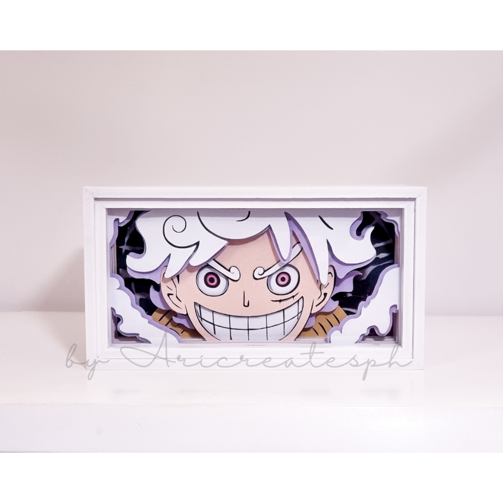 Monkey D. Luffy Gear 5 Lightbox ️One Piece Merch Gift ️room decor ...