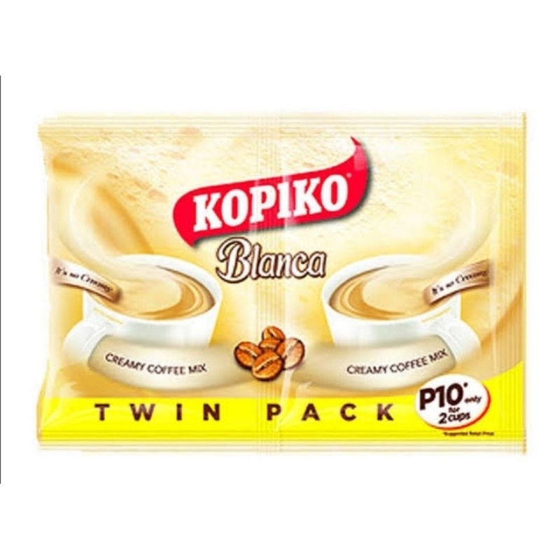 KOPIKO BLANCA TWIN PACK 10pcsX58grams | Shopee Philippines