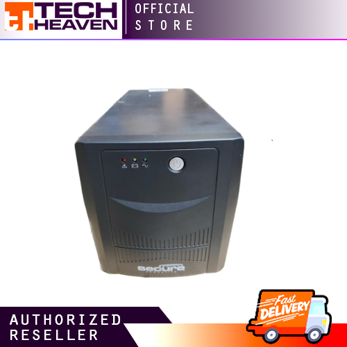SECURE UPS 3000VA 6-SOCKETS UNINTERRUPTIBLE POWER SUPPLY W/ AVR ...