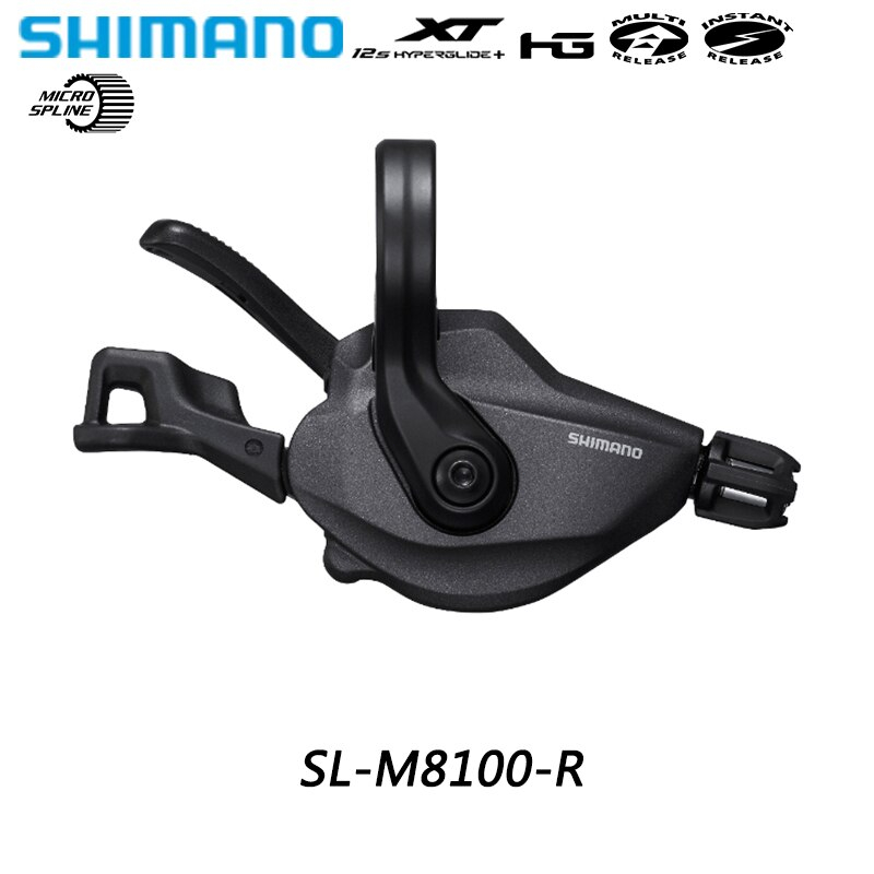 SHIMANO DEORE XT M8100 12 Speed Groupset RD-M8100-SGS Rear Derailleur SL-M8100-R Shifter Lever ...