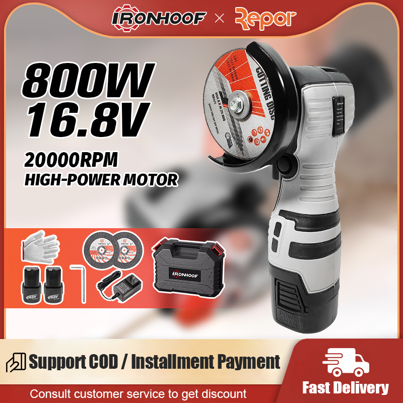 Mini Cordless Angle Grinder Brushless Grinder Battery Portable 12V 80mm ...