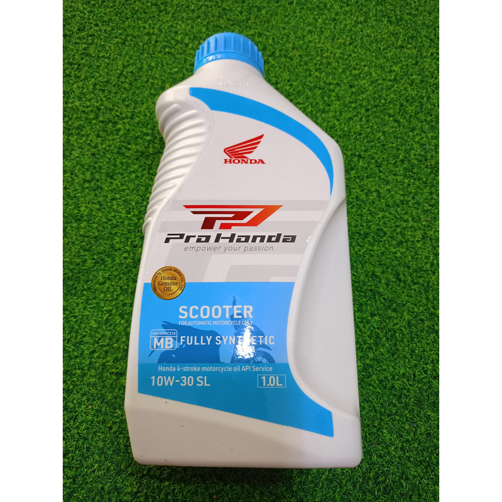 Honda Genuine Oil 4T SL 10W30 MB Fully Synthetic (Scooter Oil) | Shopee ...