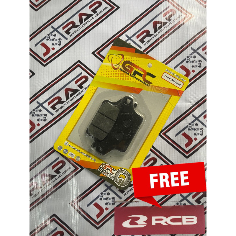Original GPC Brakepad Front Honda Click 125 / 150 V2 Game changer ...