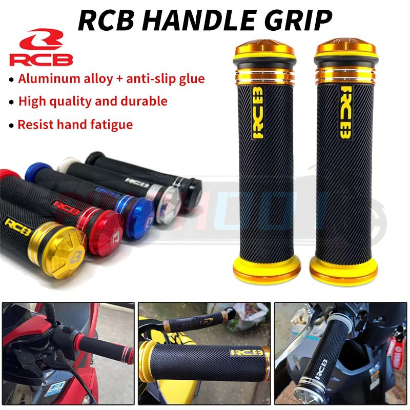 RCB Motorcycle Racing Boy Alloy Handle Grip Universal 2PCS Throttle Grip | Shopee Philippines