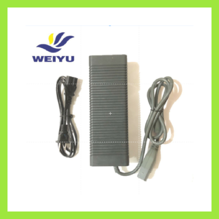Xbox 360 Fat Power Supply Brick AC Charger Adapter Cable Cord for ...