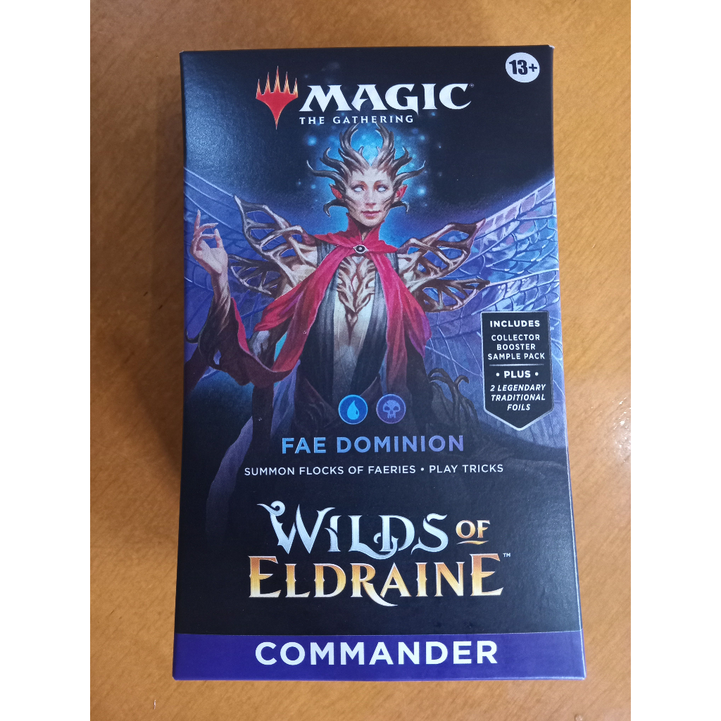 MTG Fae Dominion (Tegwyll) Wilds of Eldraine Commander Deck Magic: the Gathering English Sealed ...