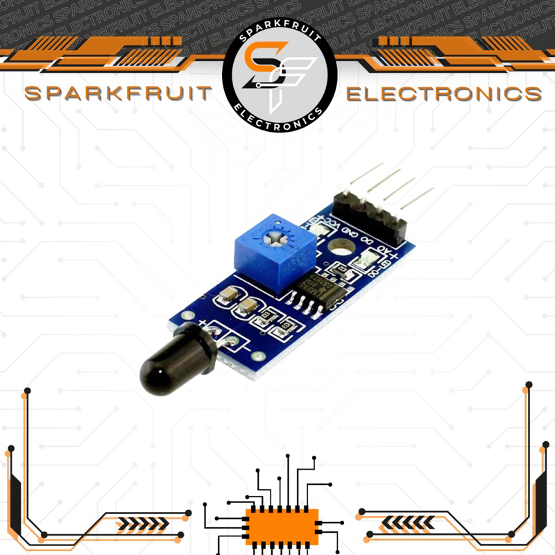 Flame Sensor 1-Way Arduino Compatible | Shopee Philippines
