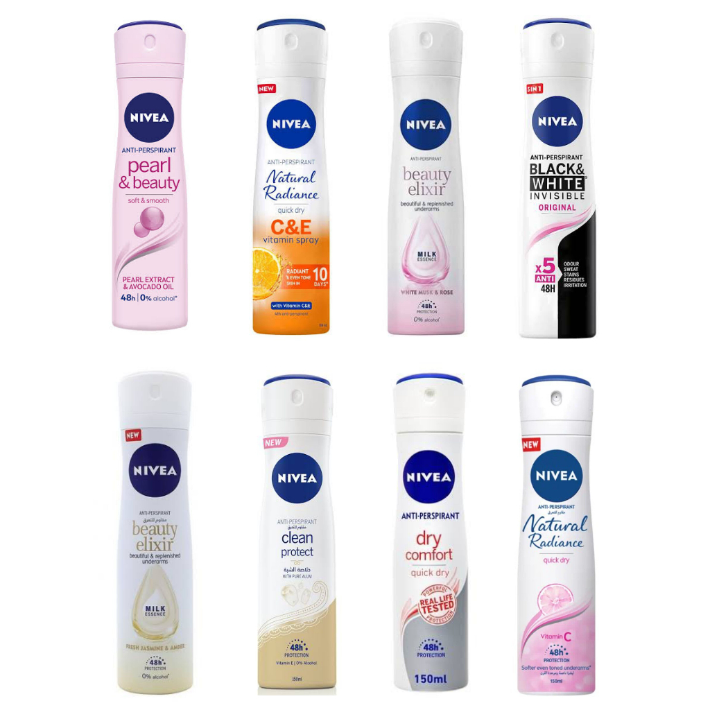 Nivea Women Antiperspirant/Deodorant Spray 150ml | Shopee Philippines