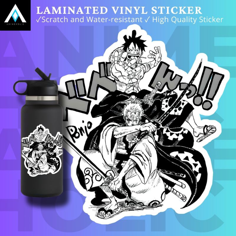 LUFFY AND ZORO ONE PIECE BLACK AND WHITE MONKEY D. LUFFY JOYBOY ...