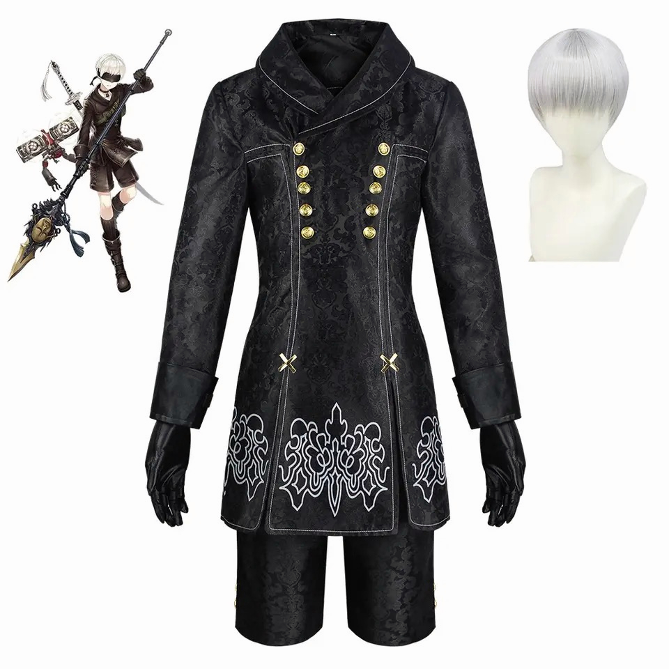 Nier Automata Cosplay Costume Yorha 9S No.9 Type S Outfit Games Suit ...