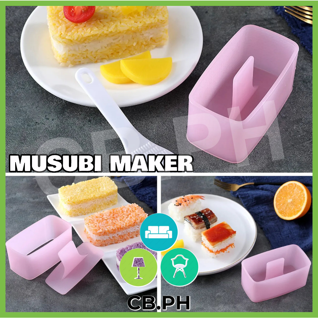 CB.PH Rectangular Press Plate Scoop Rice Meat Molder DIY Sushi Musubi ...